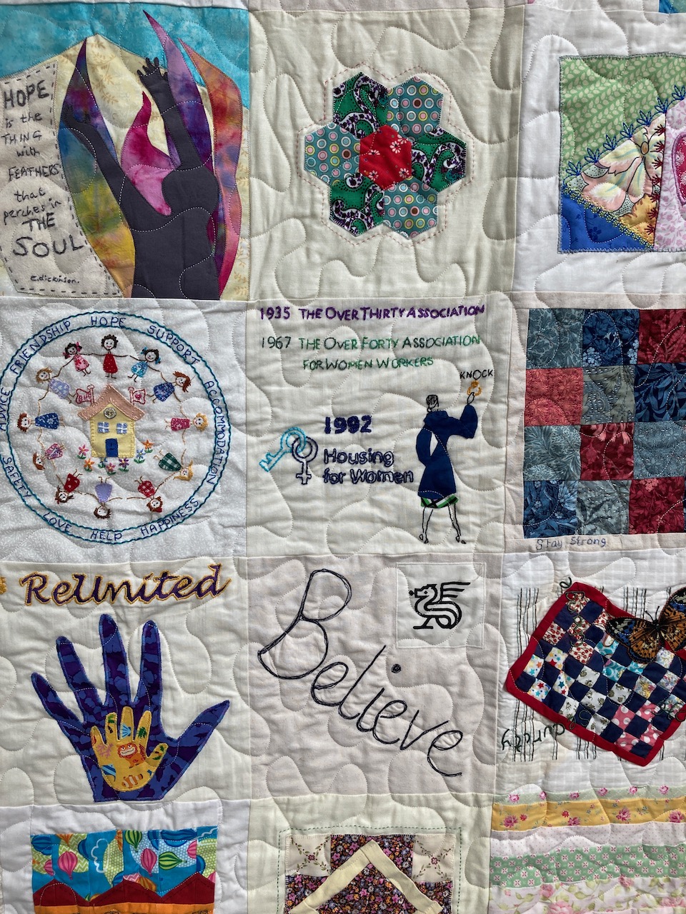 Stitch with something to say – Ruth Singer