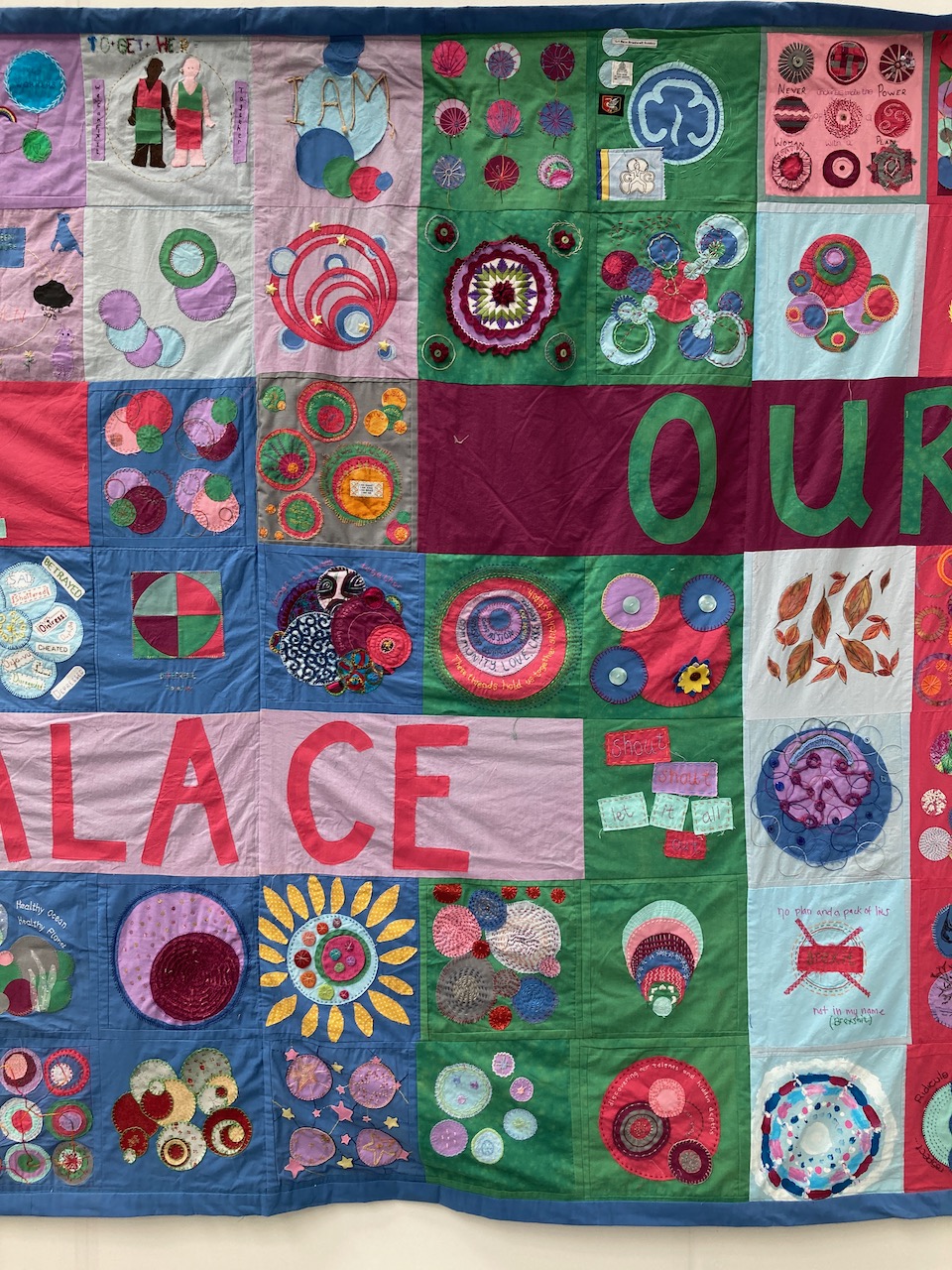 Stitch with something to say – Ruth Singer